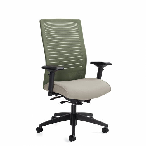 Loover Mesh High Back Executive Chair with Weight Sensing Synchro-Tilt ...