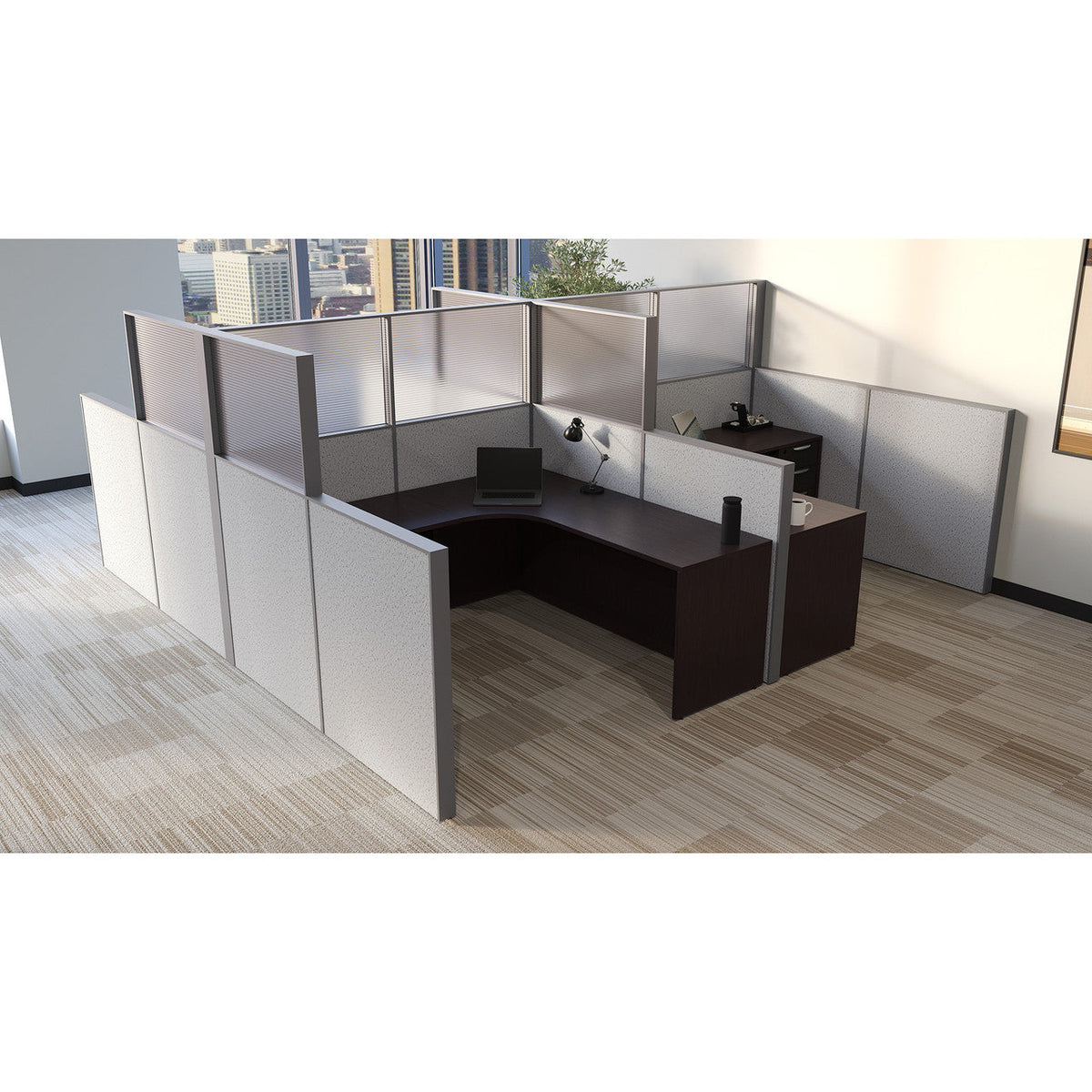 OS Panels Office Cubicles and Partitions - Complete Workstation Package ...