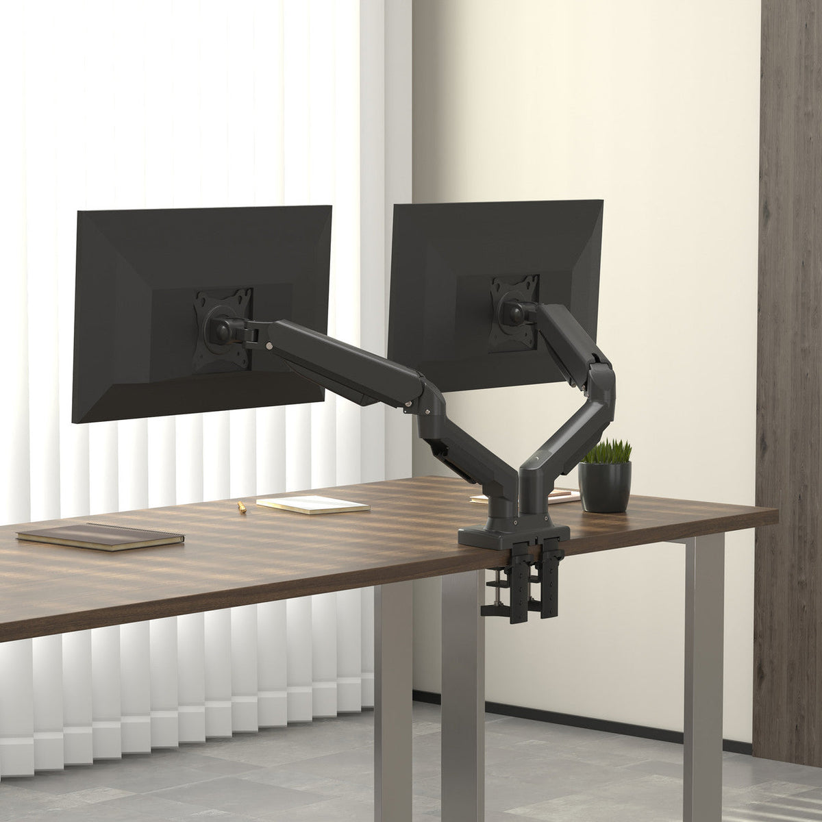 OS Dual Monitor Arm - Fits Up To 30” Monitors (OSAC4009CR) – Office ...