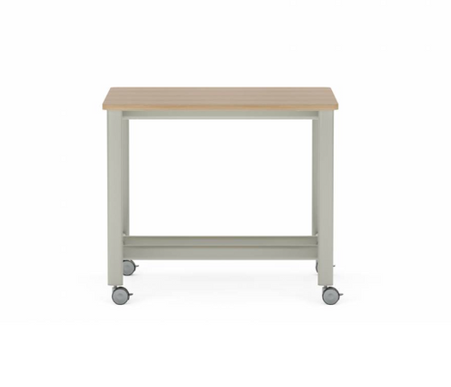 Collaborative Spaces™ 36"H Workshop Table with Casters - 48"W x 48"D ...