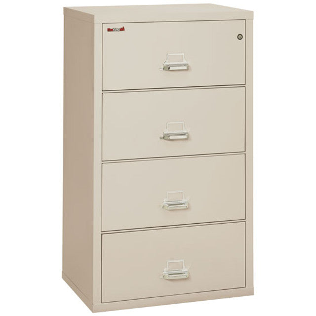 OS 4 Drawer Fireproof Letter and Legal Lateral File Cabinet - 31-3/16 ...